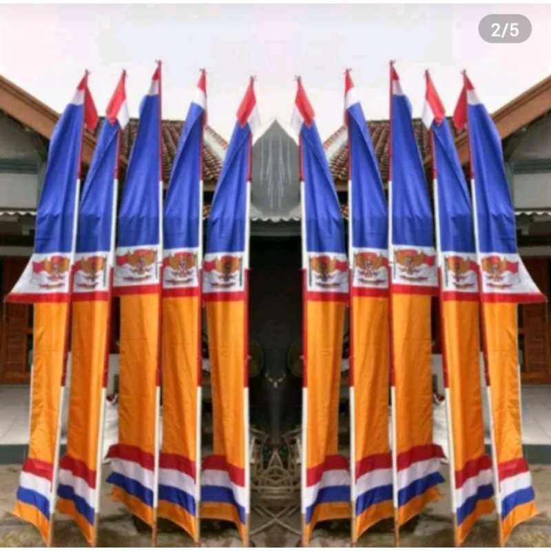 Jual Bendera merah putih umbul umbul Bandir Jumbo Warna Warni | Shopee Indonesia