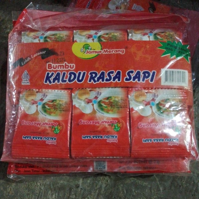 Jual Bumbu kaldu rasa sapi jumur merang isi 30sachet@3g | Shopee Indonesia