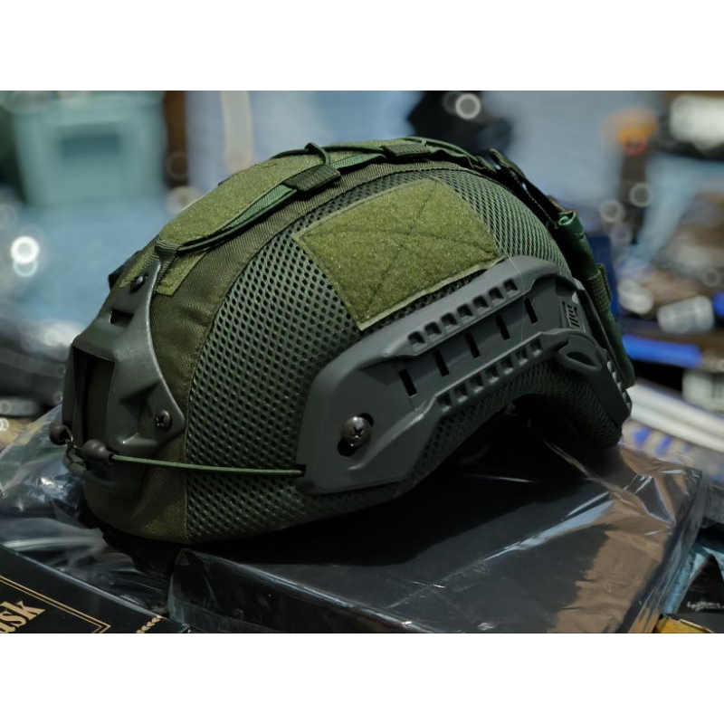 Jual Helm balistik kevlar level 3a army hijau helm mich 2001 TNI Brimob ...