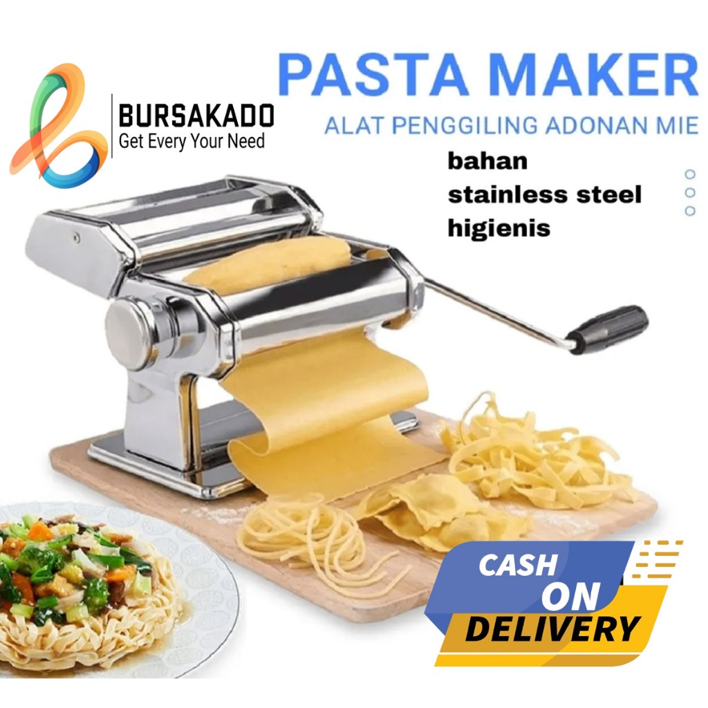 Jual GILINGAN MIE PASTA MAKER STAINLESS | Shopee Indonesia