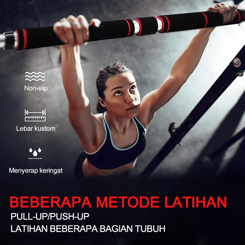 Jual JF Doorway Pull Up Bar Chinning Bar Alat Pull Up Pintu Kusen Rumah ...