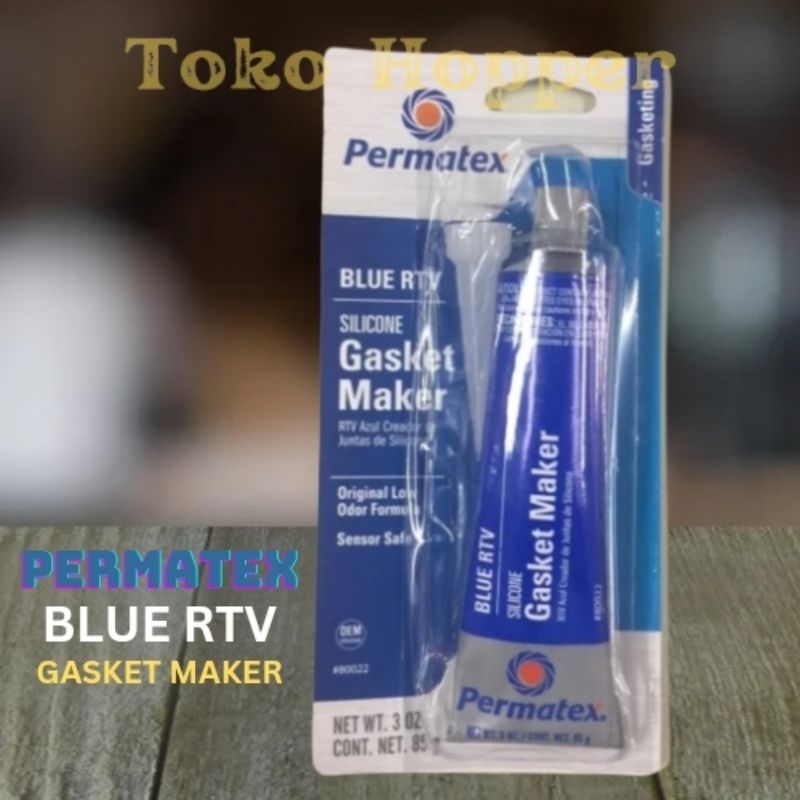Jual Permatex BLUE RTV Silicone Gasket Maker | Shopee Indonesia