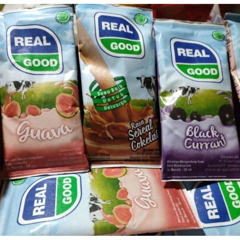 Jual Susu Realgood Real good Minuman Susu UHT 50ml | Shopee Indonesia