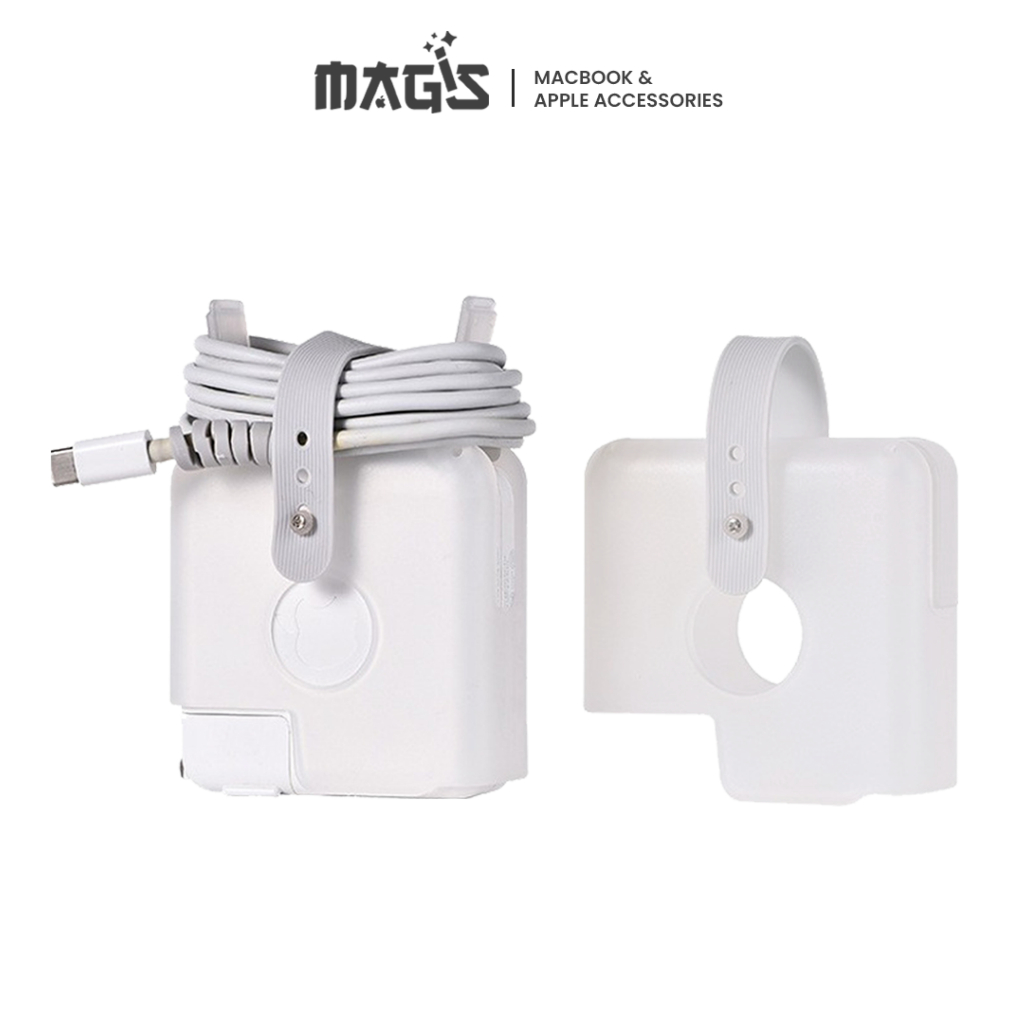 Jual Cover Charger Macbook 02 Power Adapter Case PVC Plastik Macbook ...