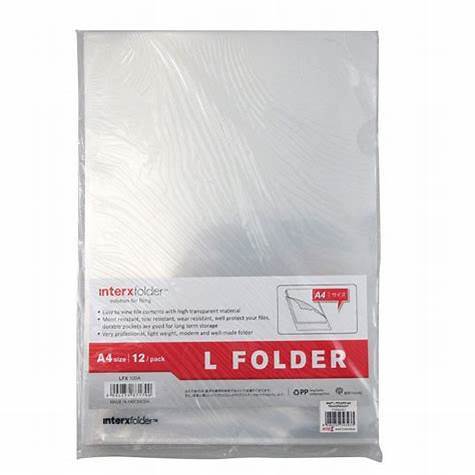 Jual MAP BENING L SHAPE A4 INTERX | Shopee Indonesia