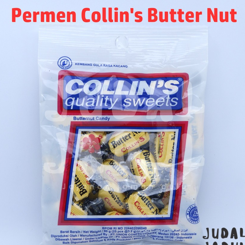 Jual Permen Butter Nut Collins Kacang 80gr Pack | Shopee Indonesia