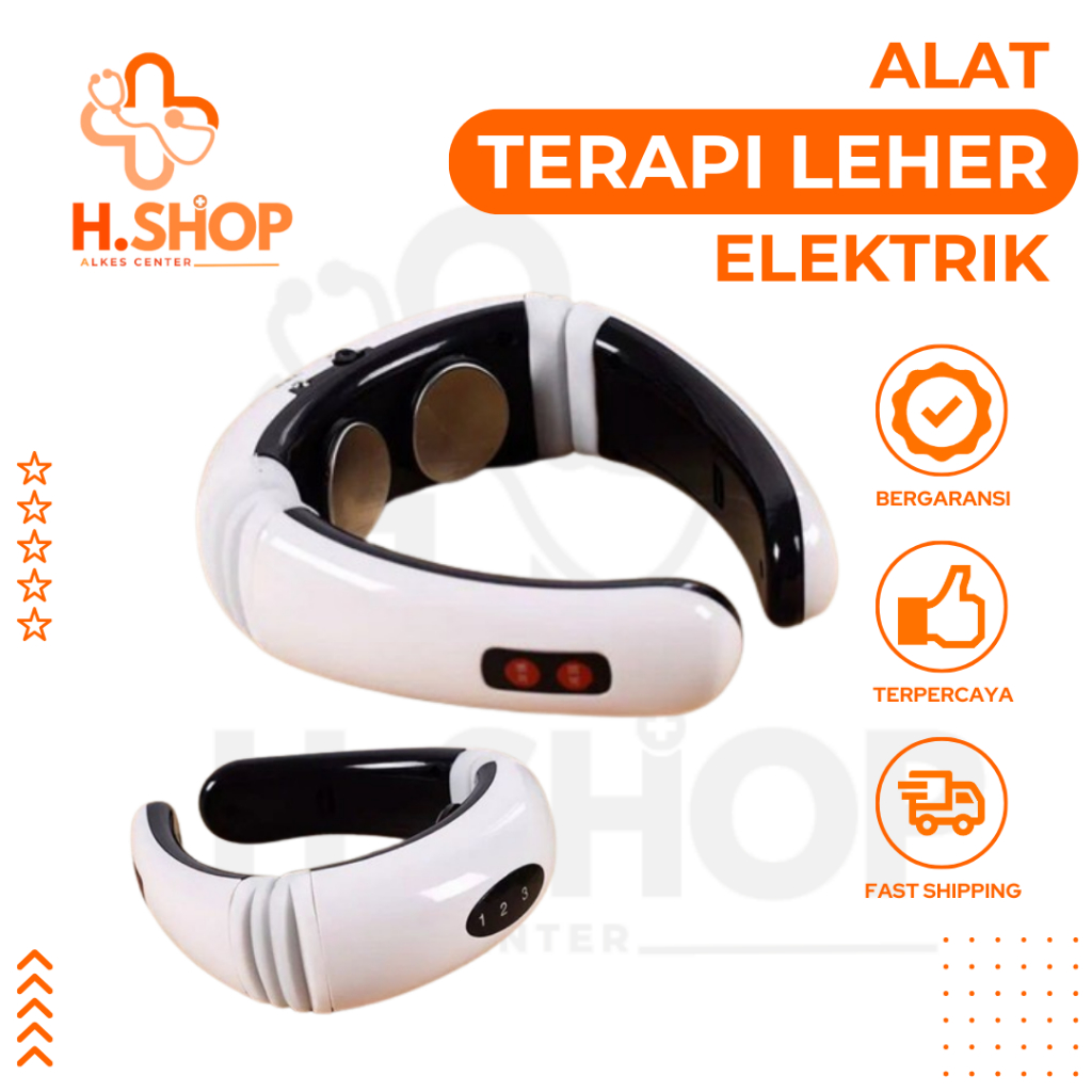 Jual Alat Terapi Pijat Leher Pegal Capek Getar Setrum Elektrik ...