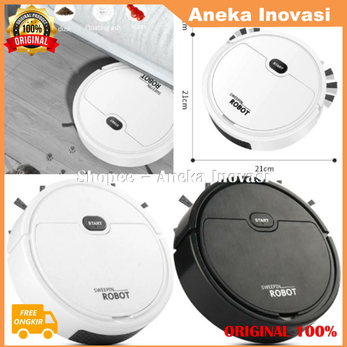 Jual Sweepin Robot 3 IN 1 Robot Vacum Cleaner Alat Pembersih Debu Dan ...