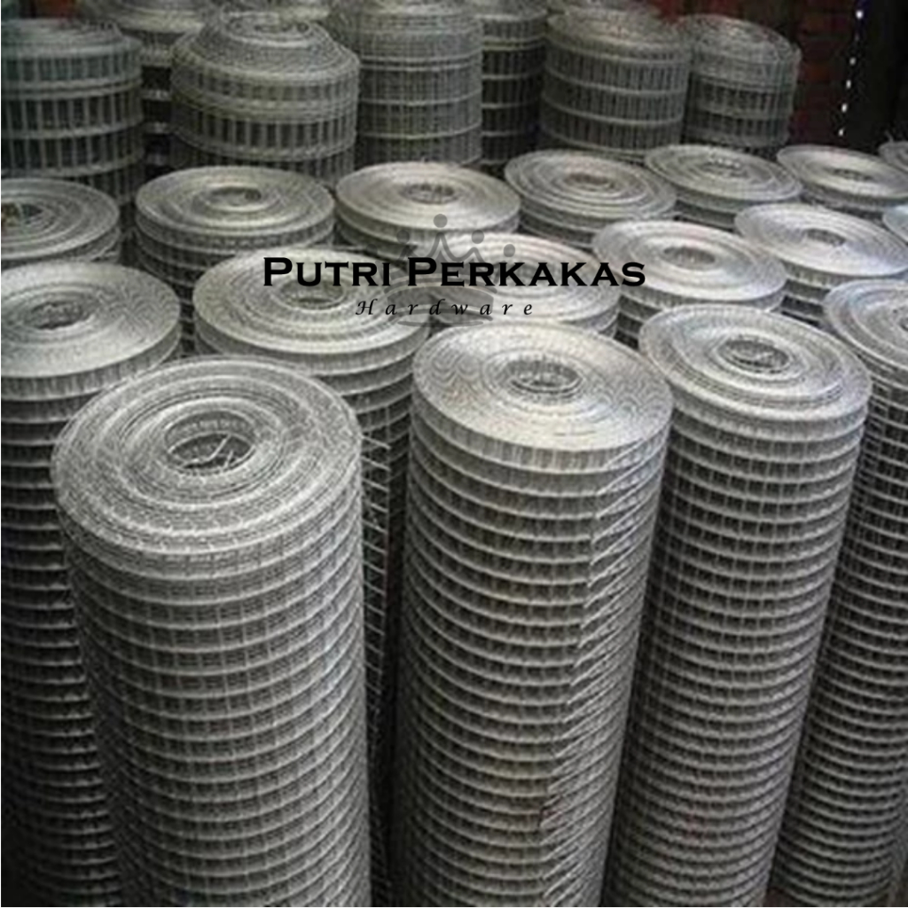 Jual 1 ROL Kawat Loket Galvanis (Putih) BWG 22 1/4, 1/2, 3/4, 1 Inch Merk LX | Kawat Galvanis ...