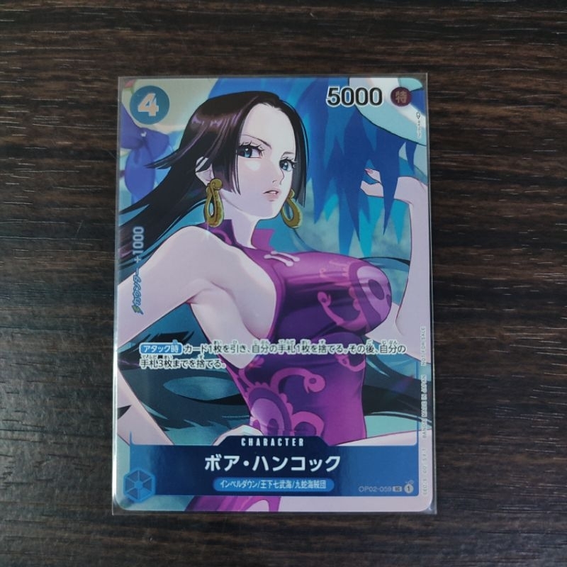Jual one piece tcg boa hancock OP02-059 parallel alt art original | Shopee Indonesia