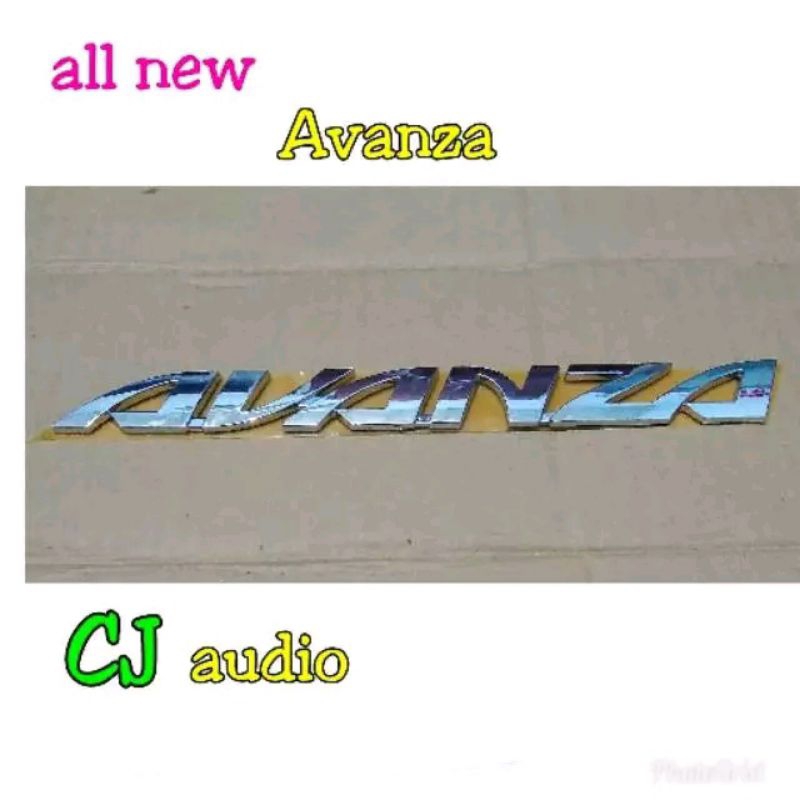 Jual Logo emblem tulisan all new Avanza Veloz | Shopee Indonesia