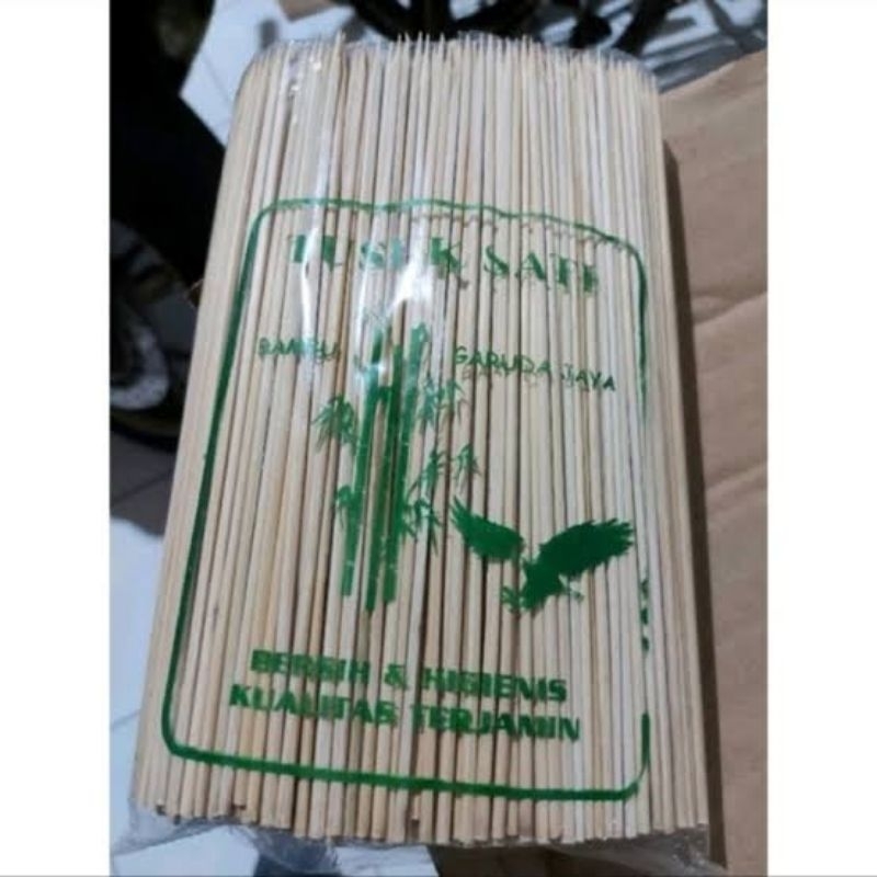 Jual Tusuk Sate Bambu 20cm Merk garuda | Shopee Indonesia
