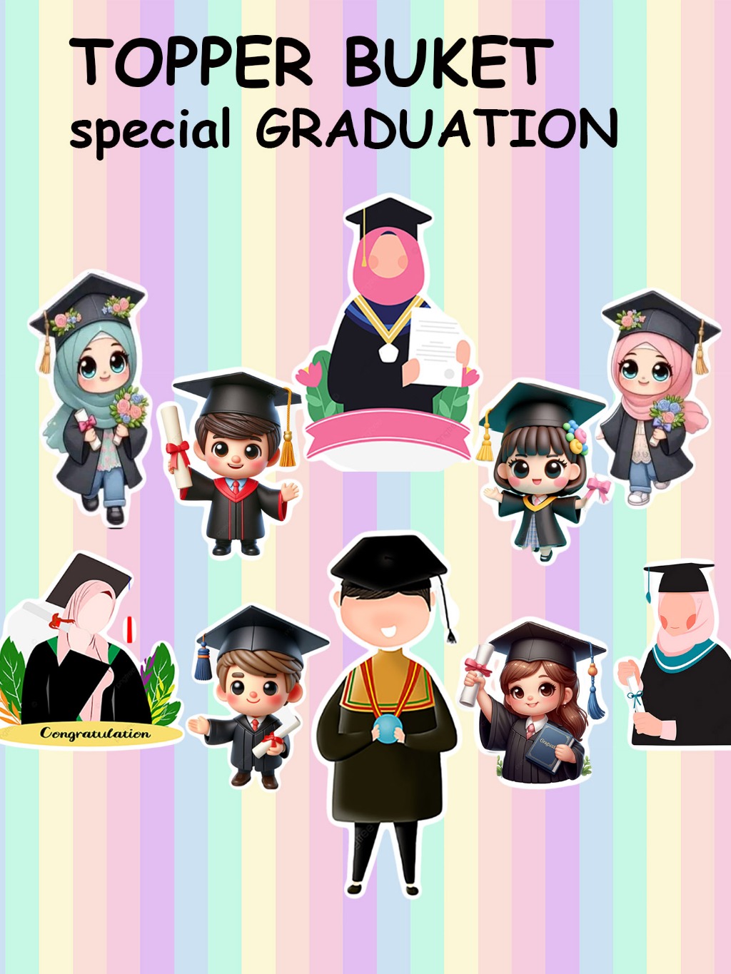 Jual Topper Graduation/ Topper Edisi Spesial Wisuda | Shopee Indonesia