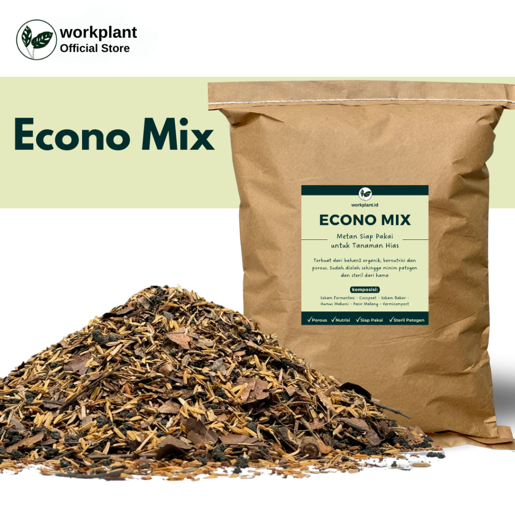Jual Workplant - Econo Mix 10L Media Tanam Fermentasi Siap Pakai Untuk ...