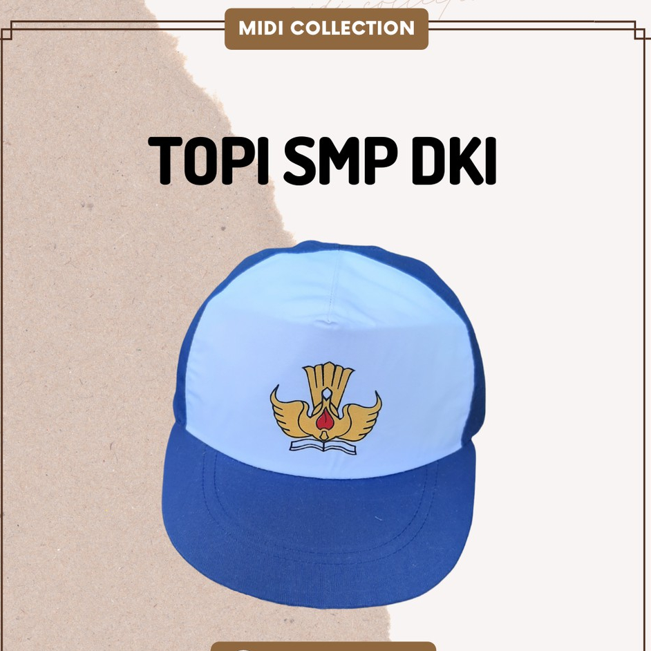 Jual Topi Anak Sekolah Menengah Pertama SMP - DKI (Ditengahnya Warna ...