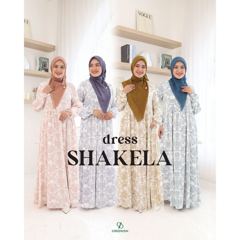 Jual SHAKELA DRESS (MLF 2024) BY GREENISM (DRESS ONLY) | Shopee Indonesia