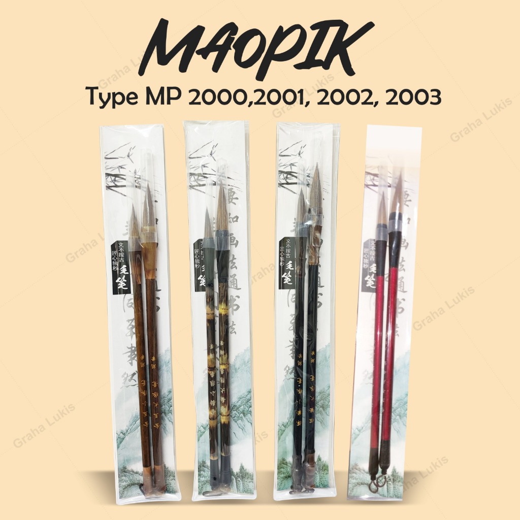 Jual Kuas Maopi - Maopik Chinese brush Set 2 | Shopee Indonesia