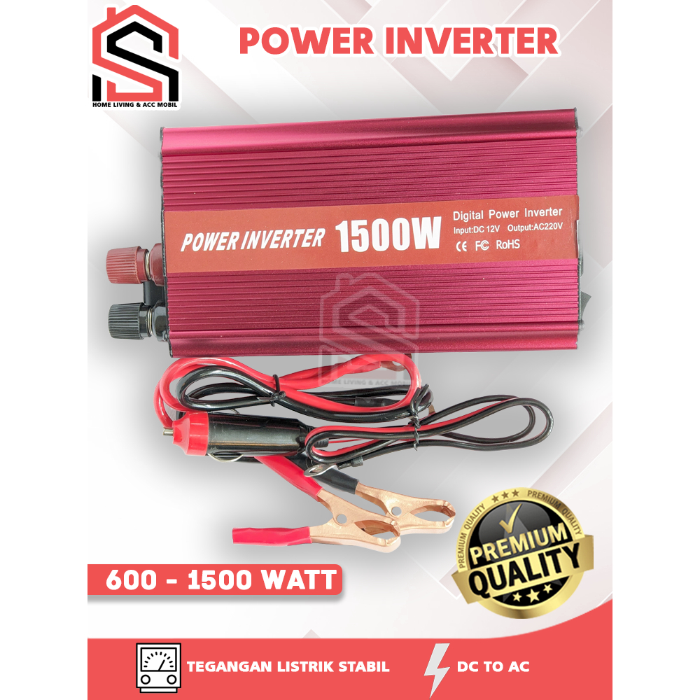Jual Power Inverter Untuk Listrik 220 Volt DC to AC Highquality Power ...