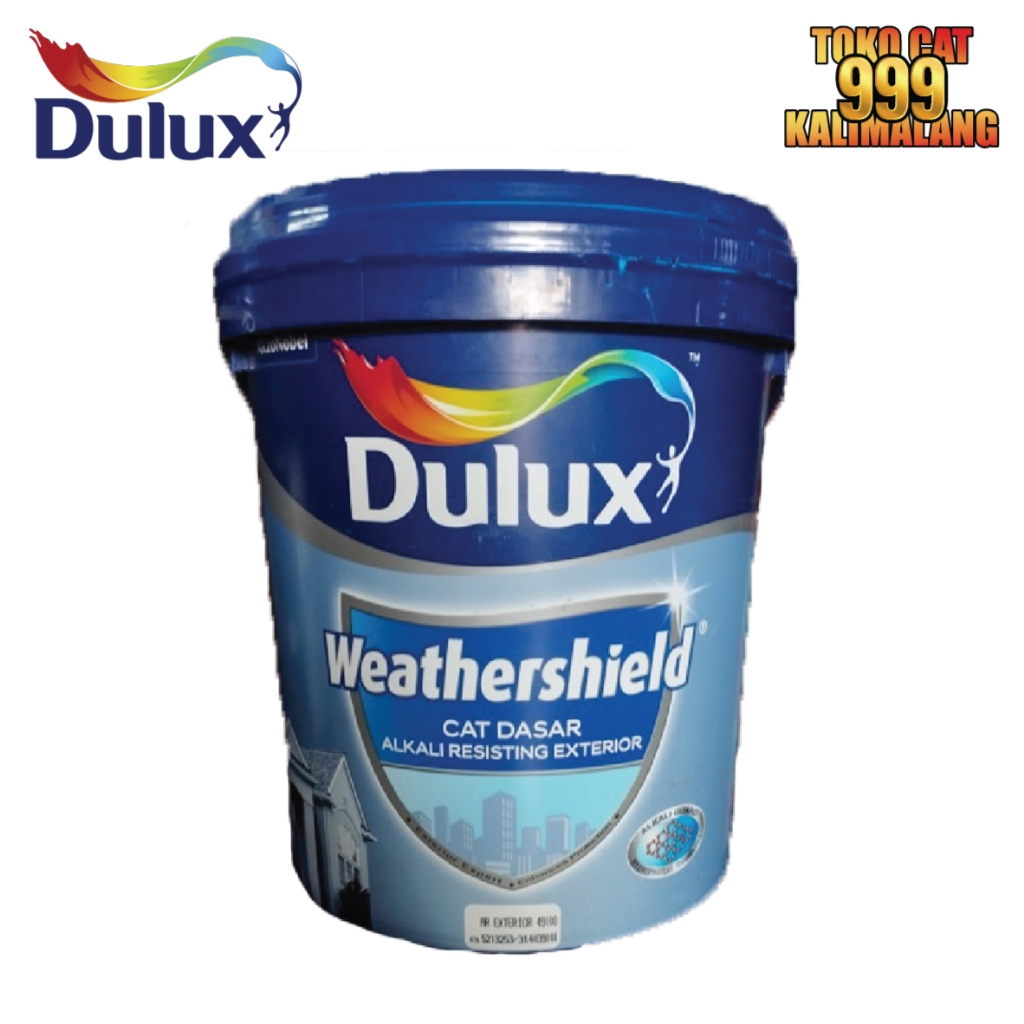 Jual Cat Dasar Tembok Exterior Dulux Alkali Sealer Weathershield Putih ...