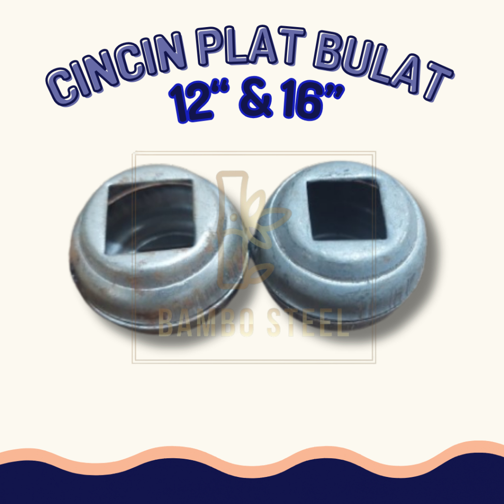 Jual Cincin Plat Bulat Gentong Nako Ornamen Aksesoris Pagar Besi Tralis ...