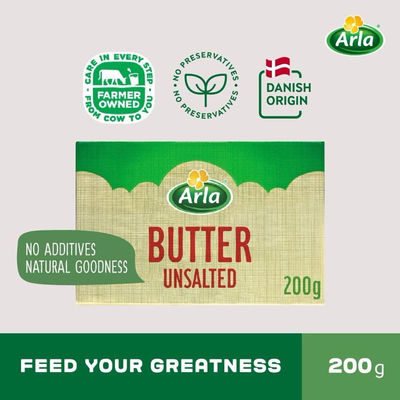 Jual Arla Butter Unsalted 200gr | Shopee Indonesia