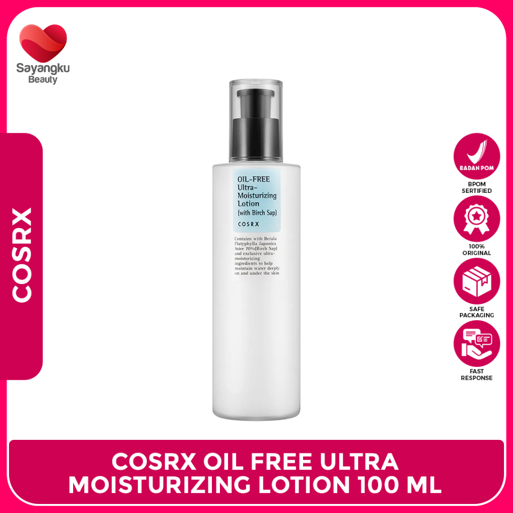 Jual COSRX Oil Free Ultra Moisturizing Lotion with Birch Sap 100ml ...