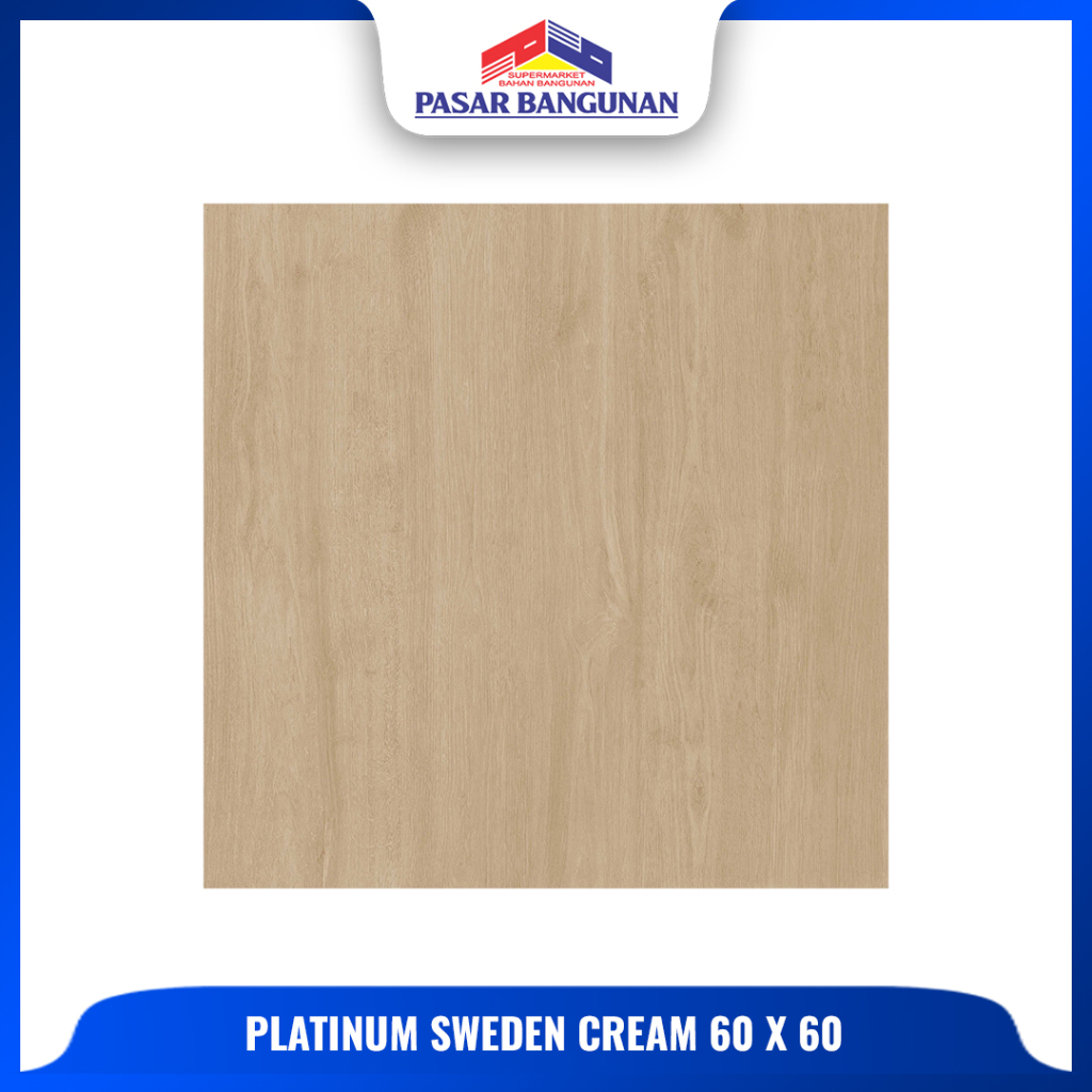 Jual Keramik Platinum Sweden Cream Rec 60x60 KW 1 Matt | Shopee Indonesia