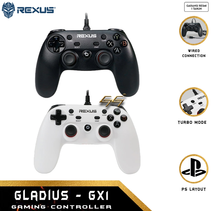 Jual Rexus Gladius GX1 GX-1 Gamepad Controller Joystick USB WINDOWS ...
