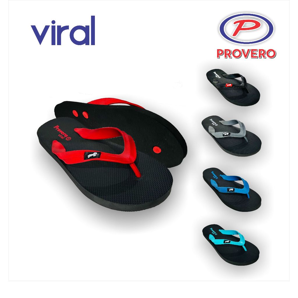 Jual Sandal Pria Laki-Laki Provero type Viral (fipper flipper filpper ...