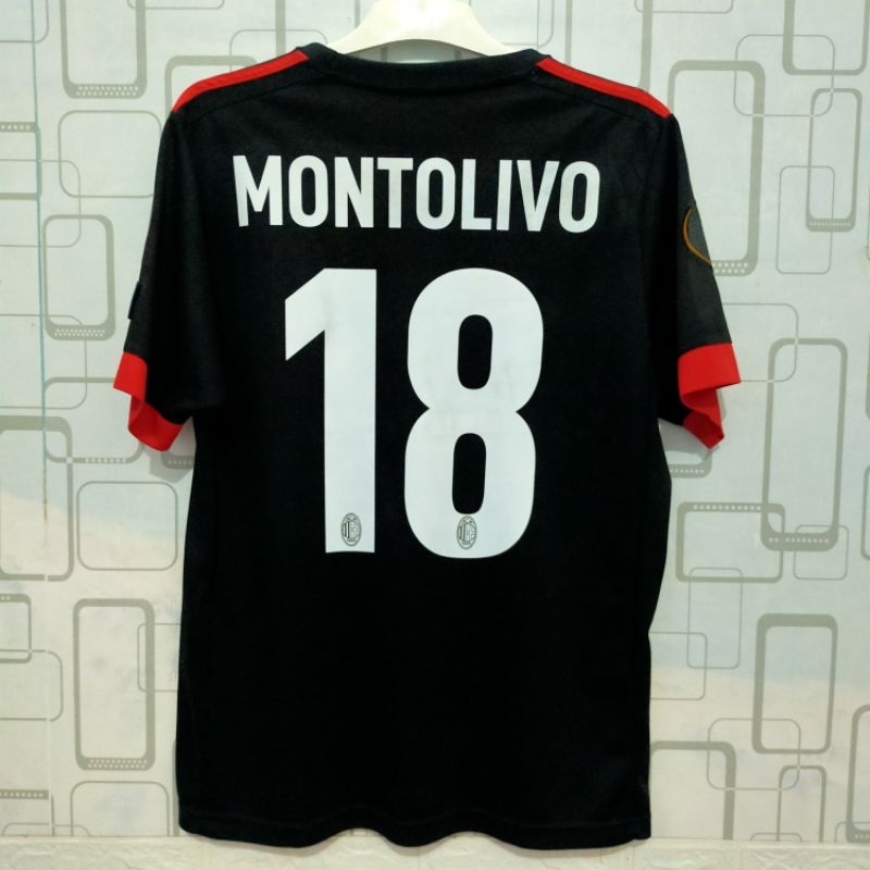 Jual jersey ac milan third 17/18 full patch | Shopee Indonesia