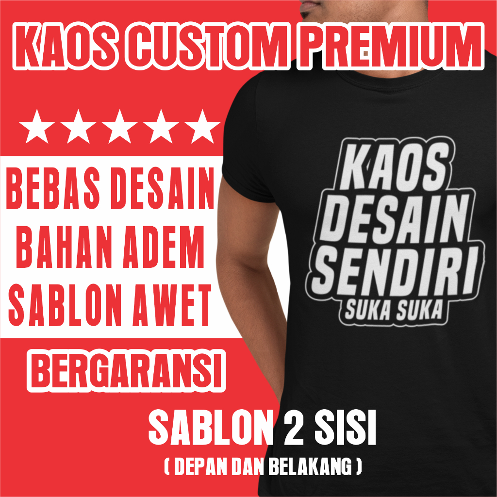 Jual KAOS CUSTOM SABLON SUKA SUKA 2 SISI | KAOS DTF | KAOS CUSTOM KATA ... Jual KAOS CUSTOM SABLON SUKA SUKA 2 SISI | KAOS DTF | KAOS CUSTOM KATA ...