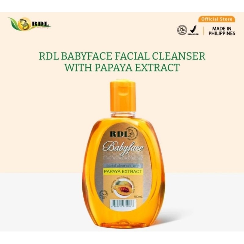 Jual RDL Babyface Baby face Facial Cleanser Papaya or Pepaya Original ...