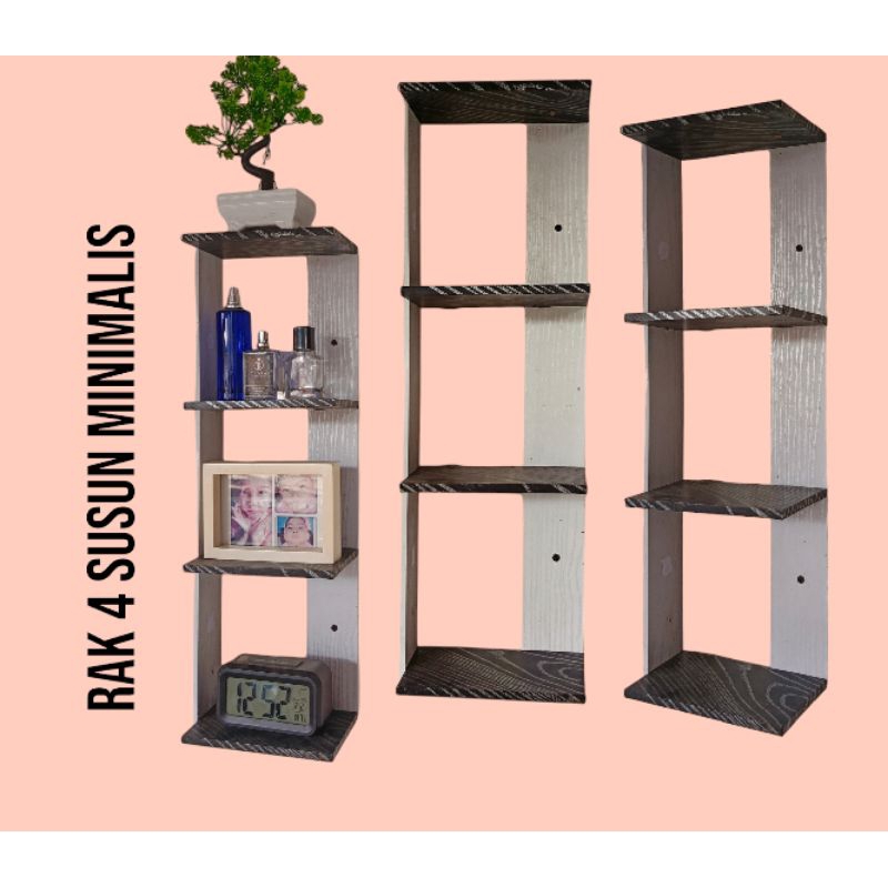 Jual RAK SUSUN 4 TINGKAT TIPE KISI SUDUT (KS) //RAK DINDING SERBAGUNA ...