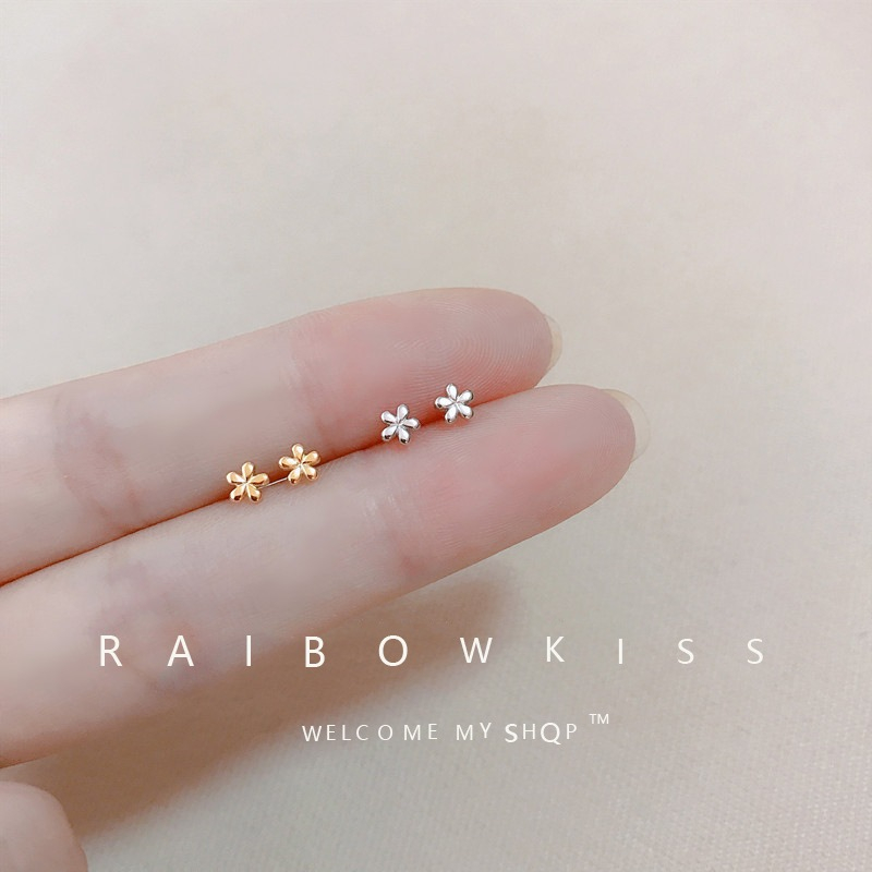 Jual Anting Abigail Collection Anting Simple Stud Earing Copper Silver ...