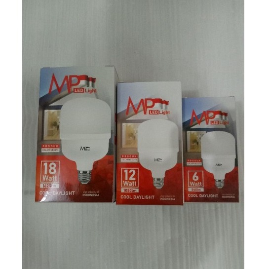 Jual lampu LED Merah putih jumbo 18w, 12w, dan 6w ( Model kapsul ) | Shopee Indonesia
