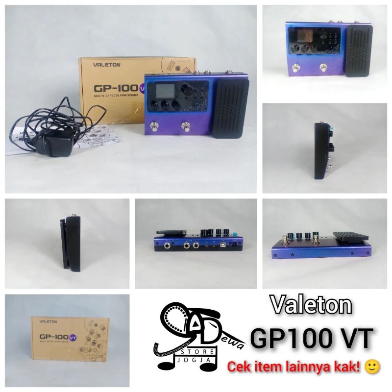 Jual VALETON GP 100 VT EFEK GITAR GP100 GUITAR EFX PEDAL DIGITAL ...