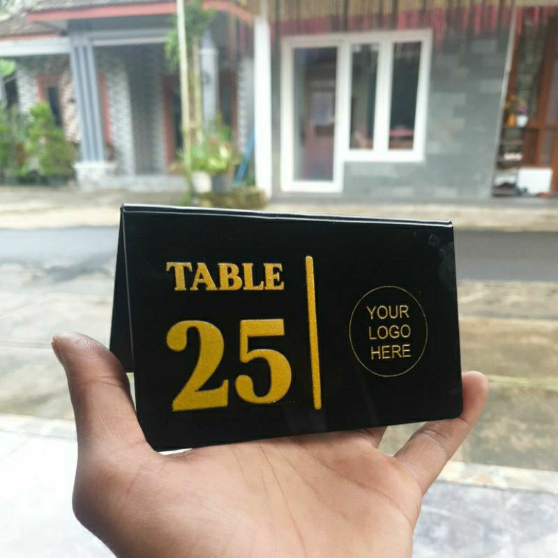 Jual NOMOR MEJA AKRILIK/NOMOR MEJA CAFE/NOMOR MEJA CUSTOM/NOMOR MEJA MURAH | Shopee Indonesia