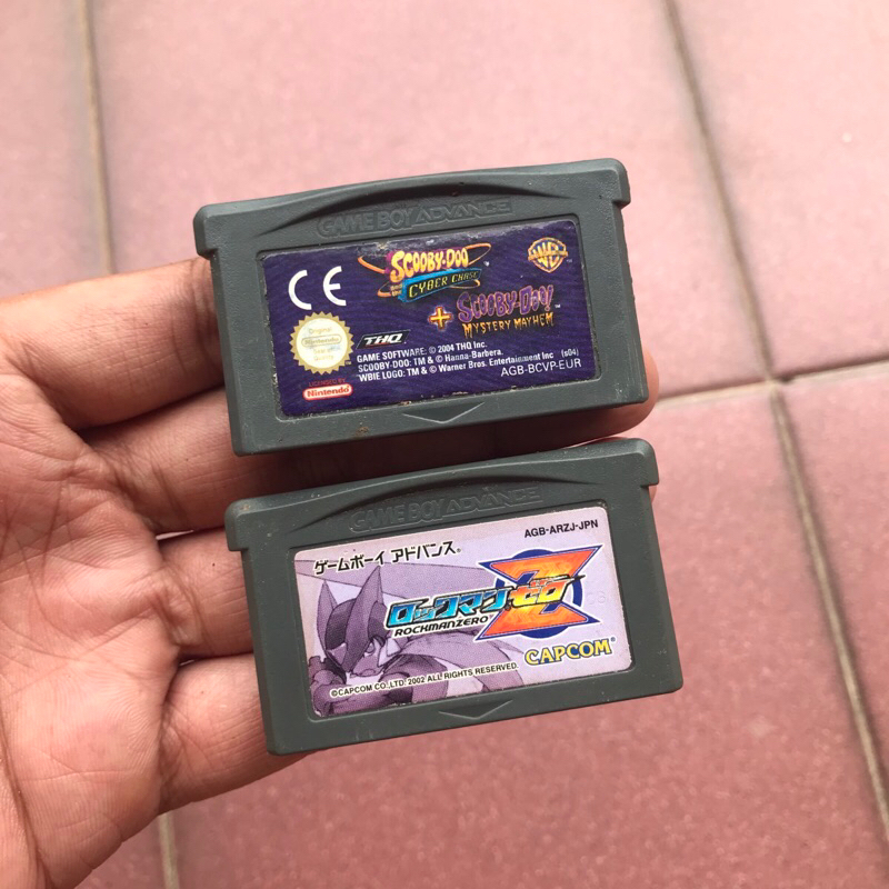 Jual kaset gameboy scooby doo dan rockman zero originale sepaket ...