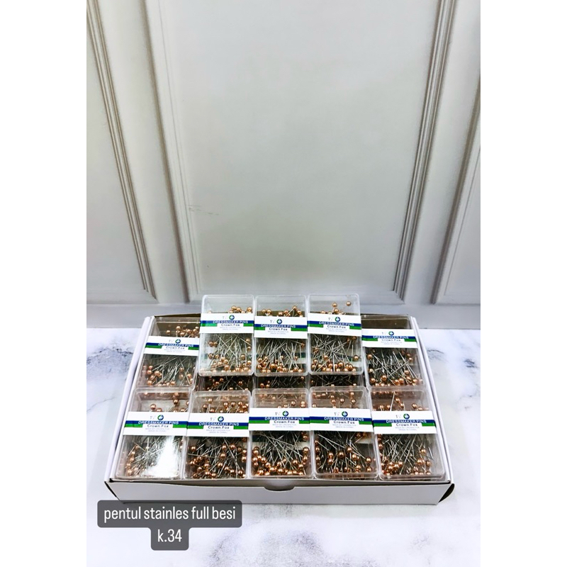 Jual Jarum Pentul stainles/jarum pentul hijab kerudung | Shopee Indonesia