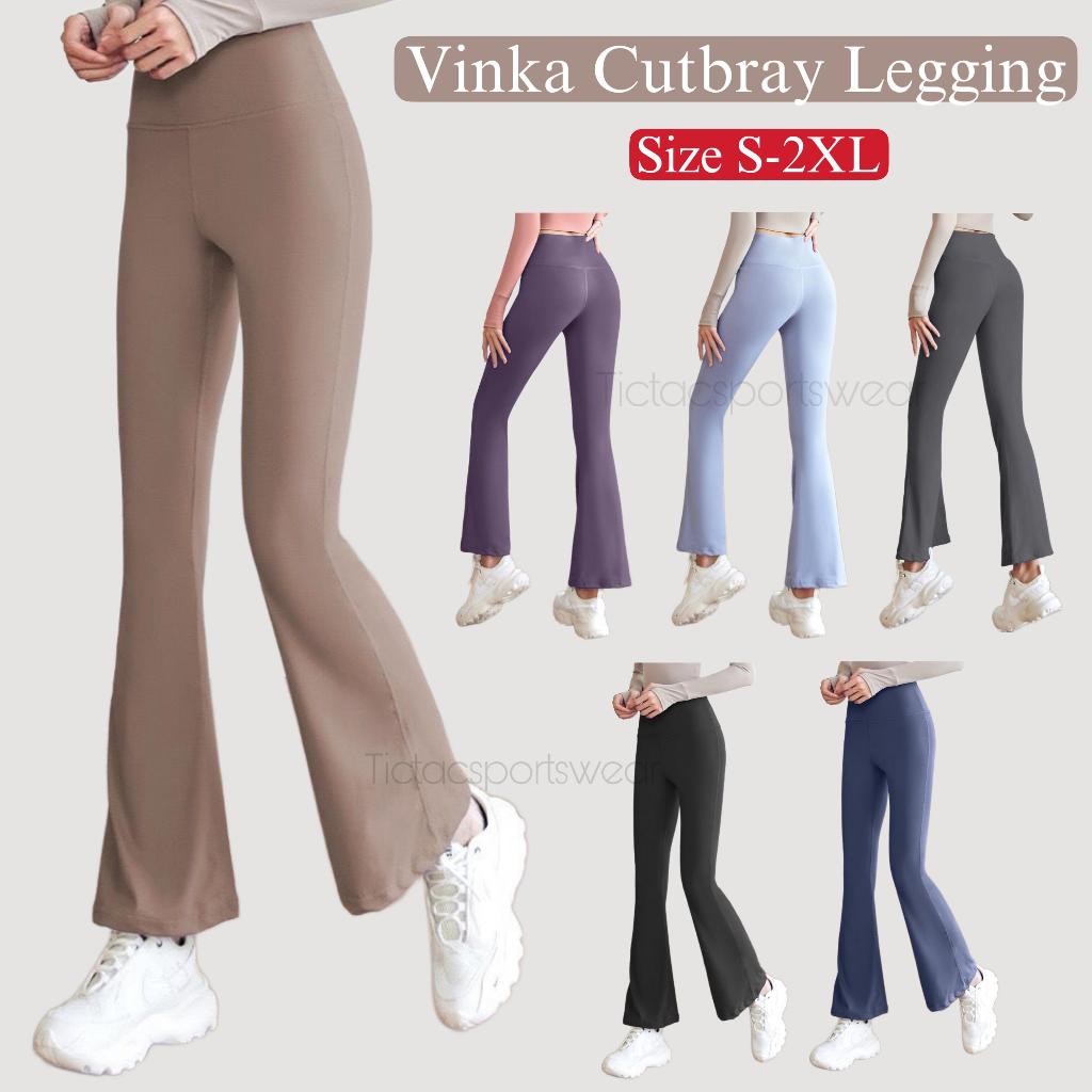 Jual VINKA FLARE CUT BRAY LEGGING / Celana Panjang LEGGING Yoga Cutbray ...