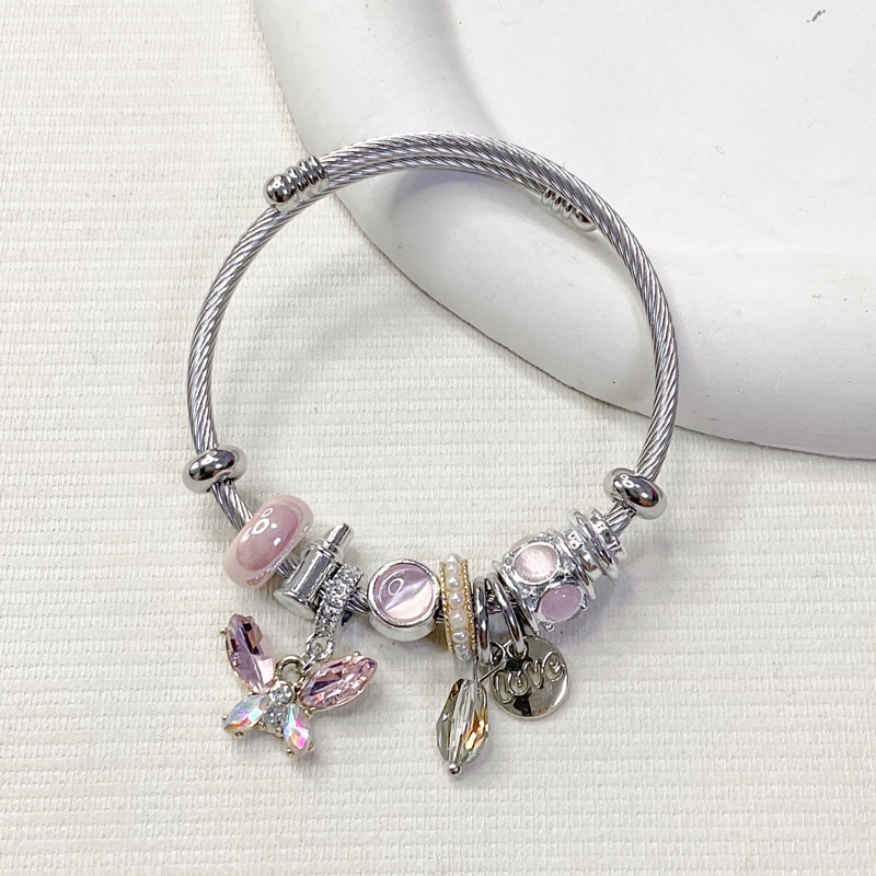 Jual Premium Gelang Pandora Charms Bracelet Serut Titanium Asli Wanita ...