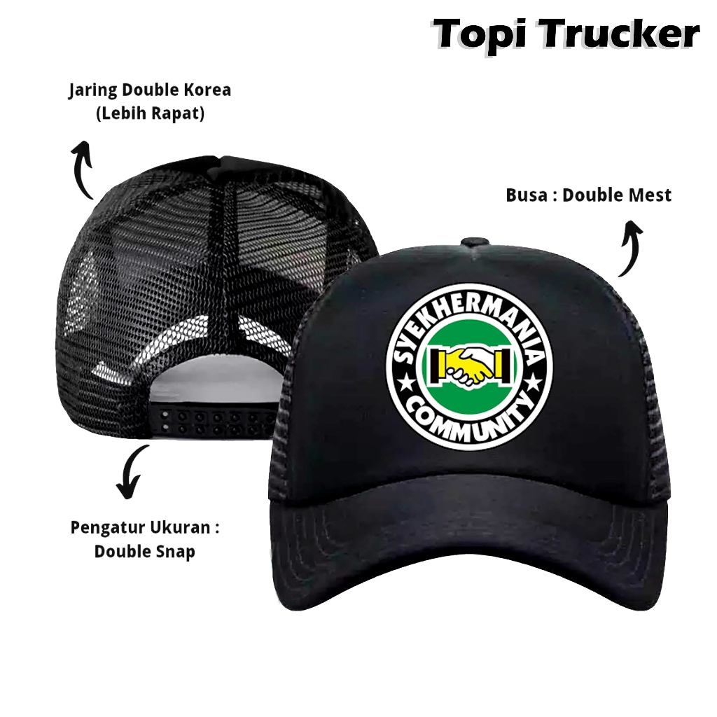 Jual CGN -Topi Syekhermania Syeckher Mania Syekher Mania Topi Pria ...
