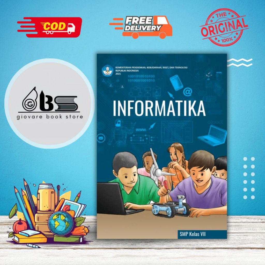 Jual BUKU INFORMATIKA KELAS 7 KURIKULUM MERDEKA ORIGINAL | INFORMATIKA SMP/MTS KELAS 7 KUMER ...