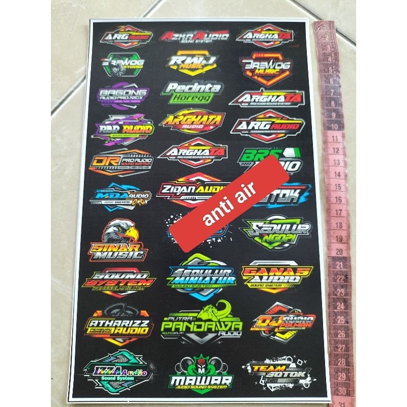 Jual Stiker Sound System | Stiker Audio | Stiker Sound System Audio ...