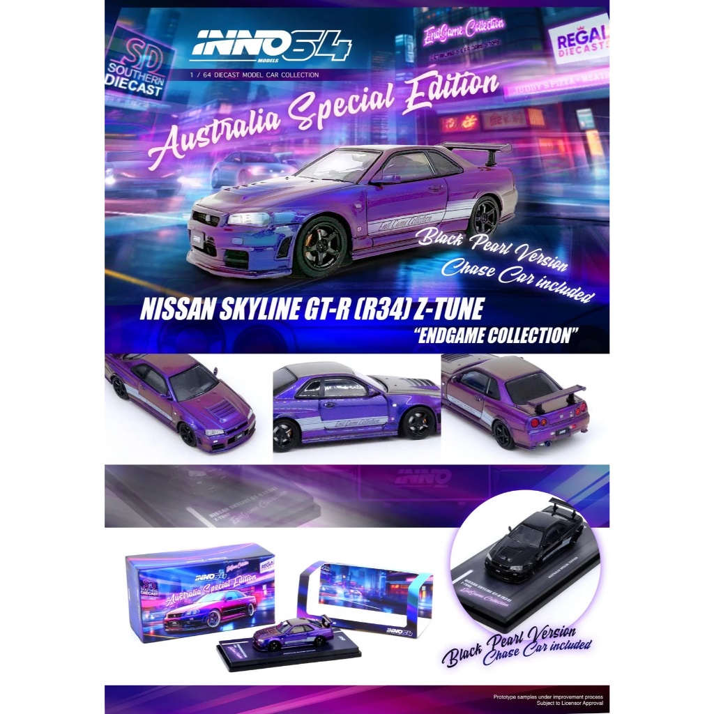 Jual INNO64 Inno Nissan Skyline GT-R R34 Z-Tune ENDGAME Australia ...