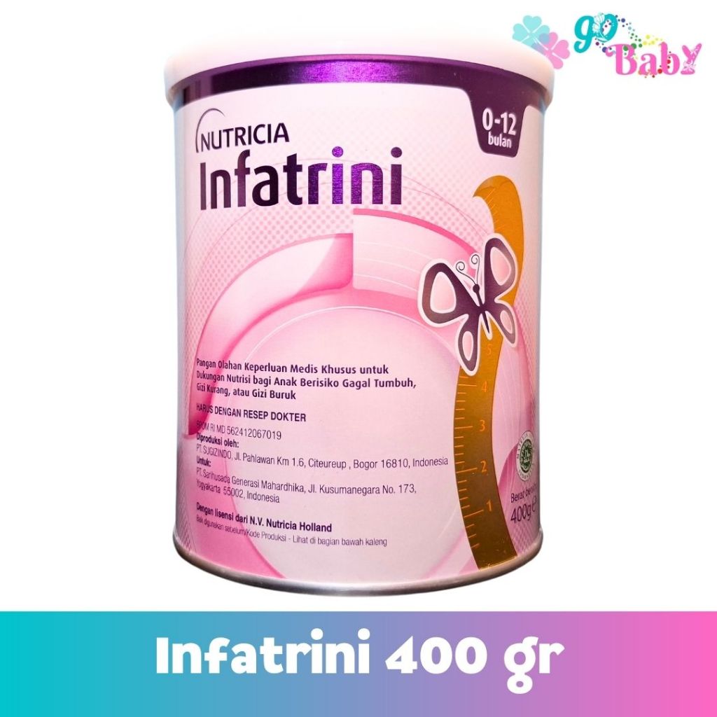 Jual Infatrini powder nutricia 0-12 bulan 400 gr kaleng | Shopee Indonesia