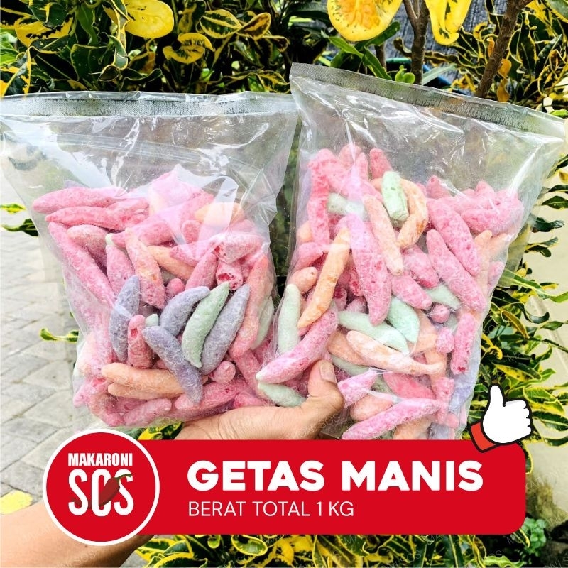 Jual Makaroni SOS - Getas Manis Renyah Kemasan 1Kg | Shopee Indonesia