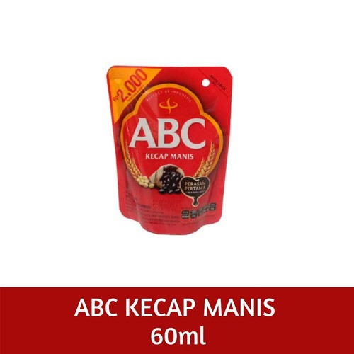 Jual Kecap Manis ABC Kemasan Pouch 60 ML ( 1 Pcs ) | Shopee Indonesia