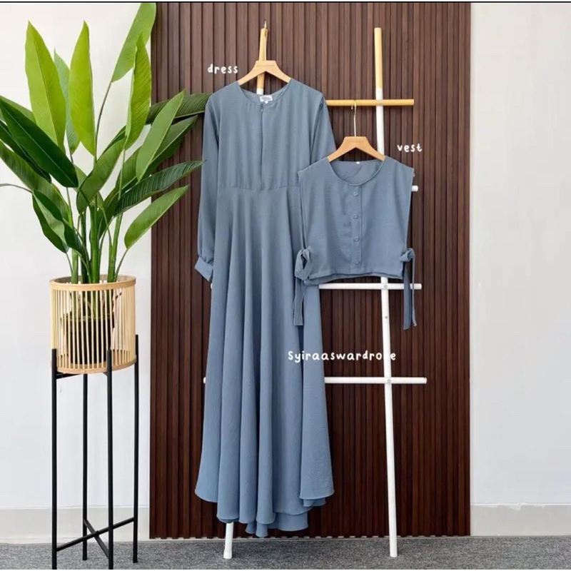 Jual Gamis Wanita Terbaru 2025 ZAHRA ONSET TERPISAH M L XL set2in1 ...