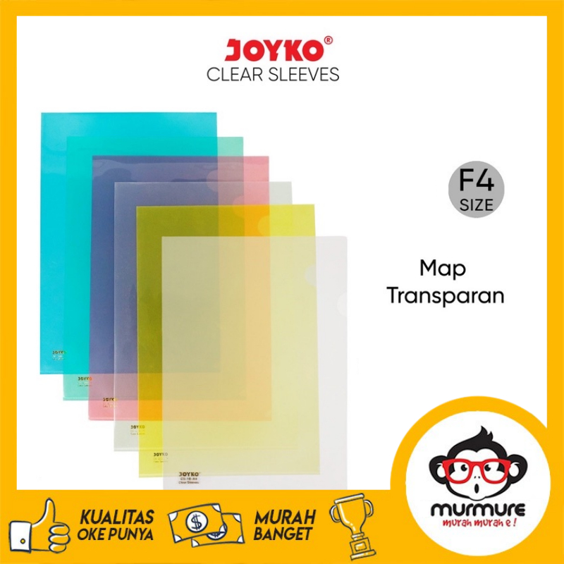 Jual MURMURE I JOYKO (PER PCS) CLEAR SLEEVES MAP L BENING TRANSPARAN ...